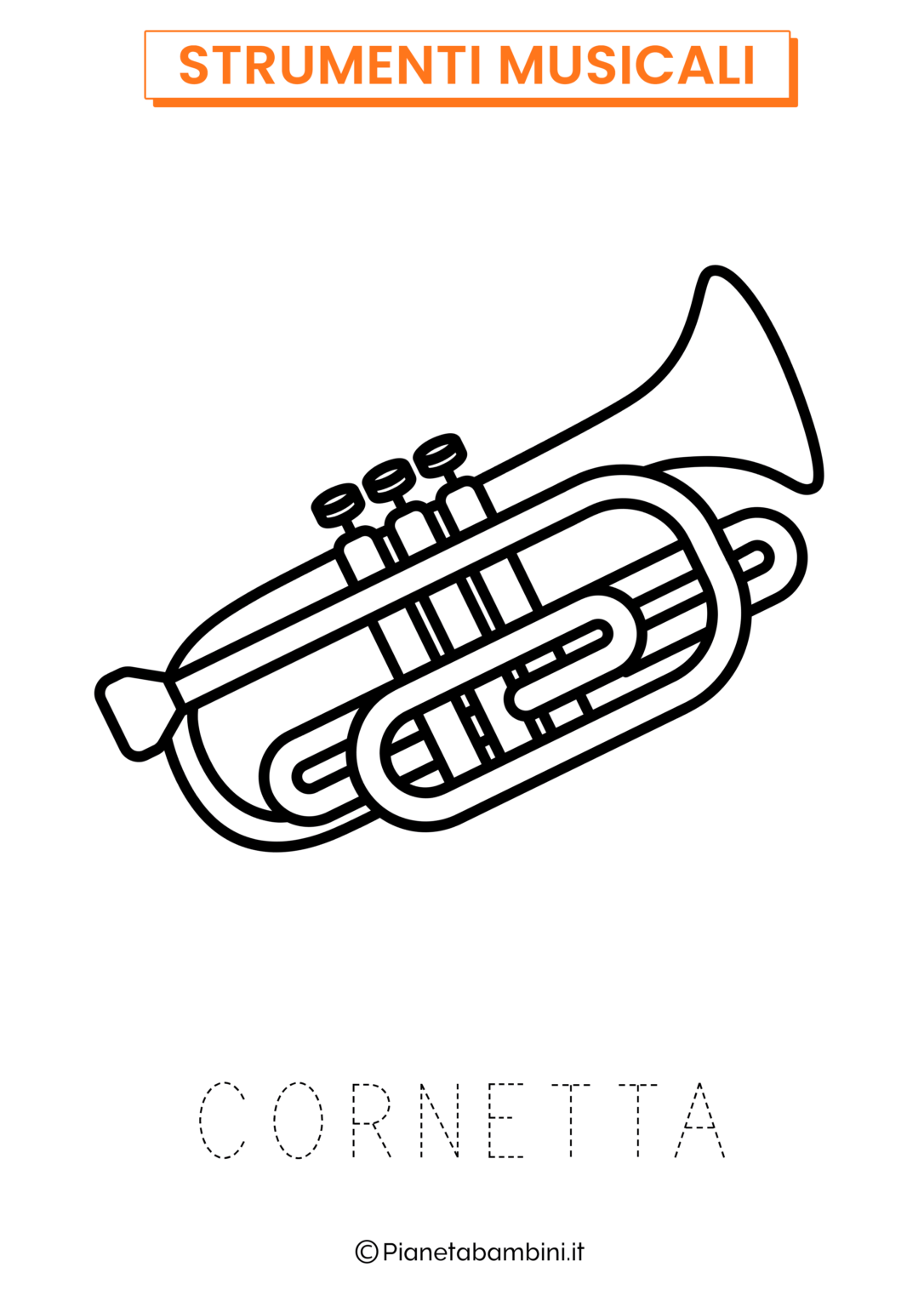 40 Strumenti Musicali da Colorare | PianetaBambini.it