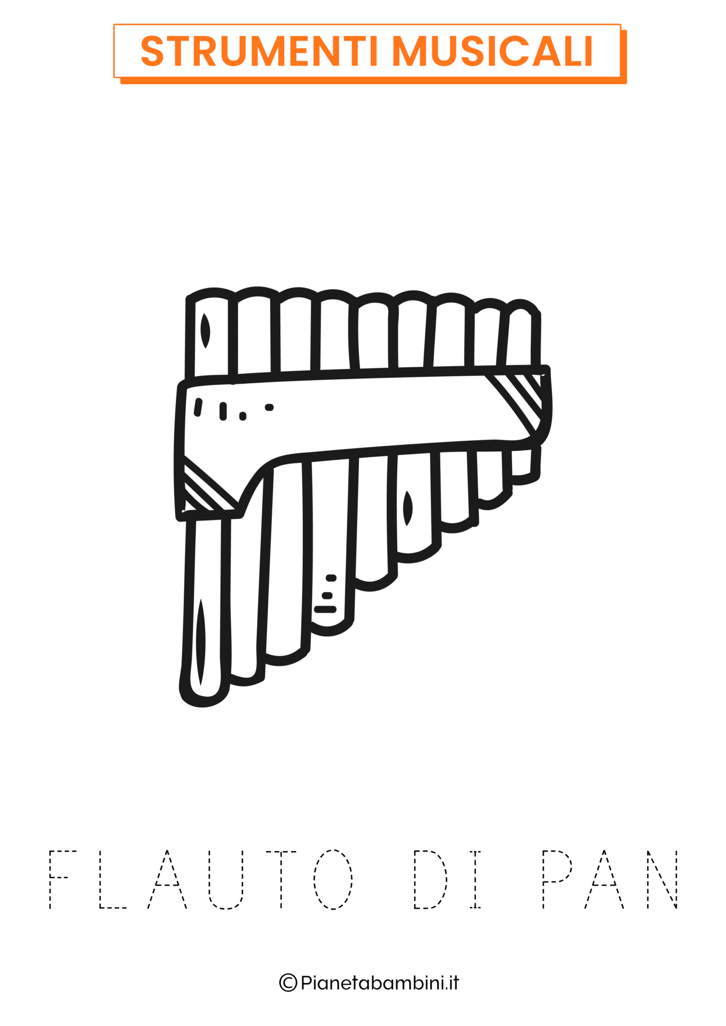 40 Strumenti Musicali da Colorare | PianetaBambini.it