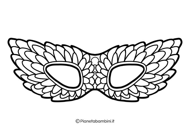 Maschere Veneziane: 22 Disegni da Colorare | PianetaBambini.it