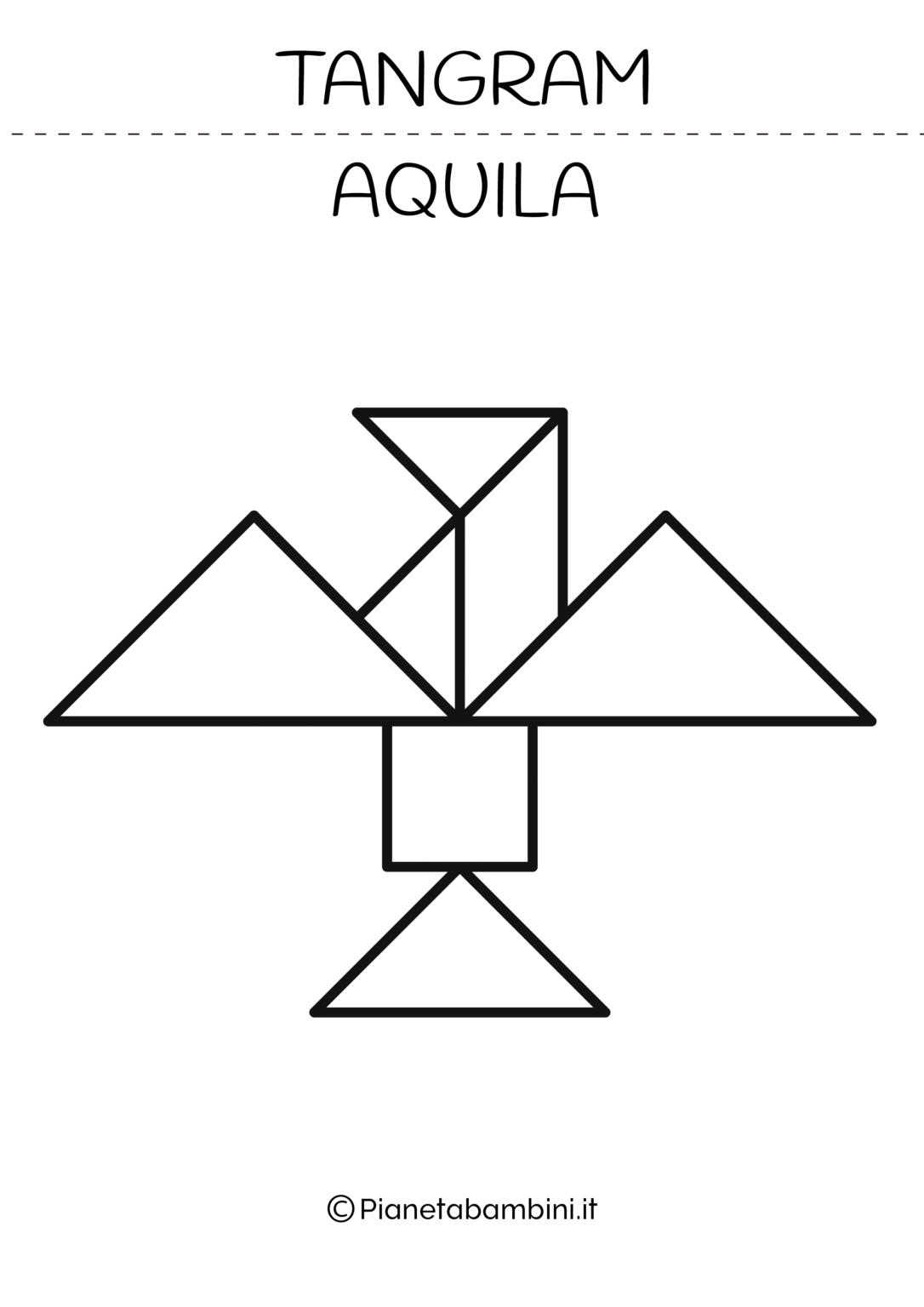 Tangram: 40 Figure di Animali da Stampare | PianetaBambini.it