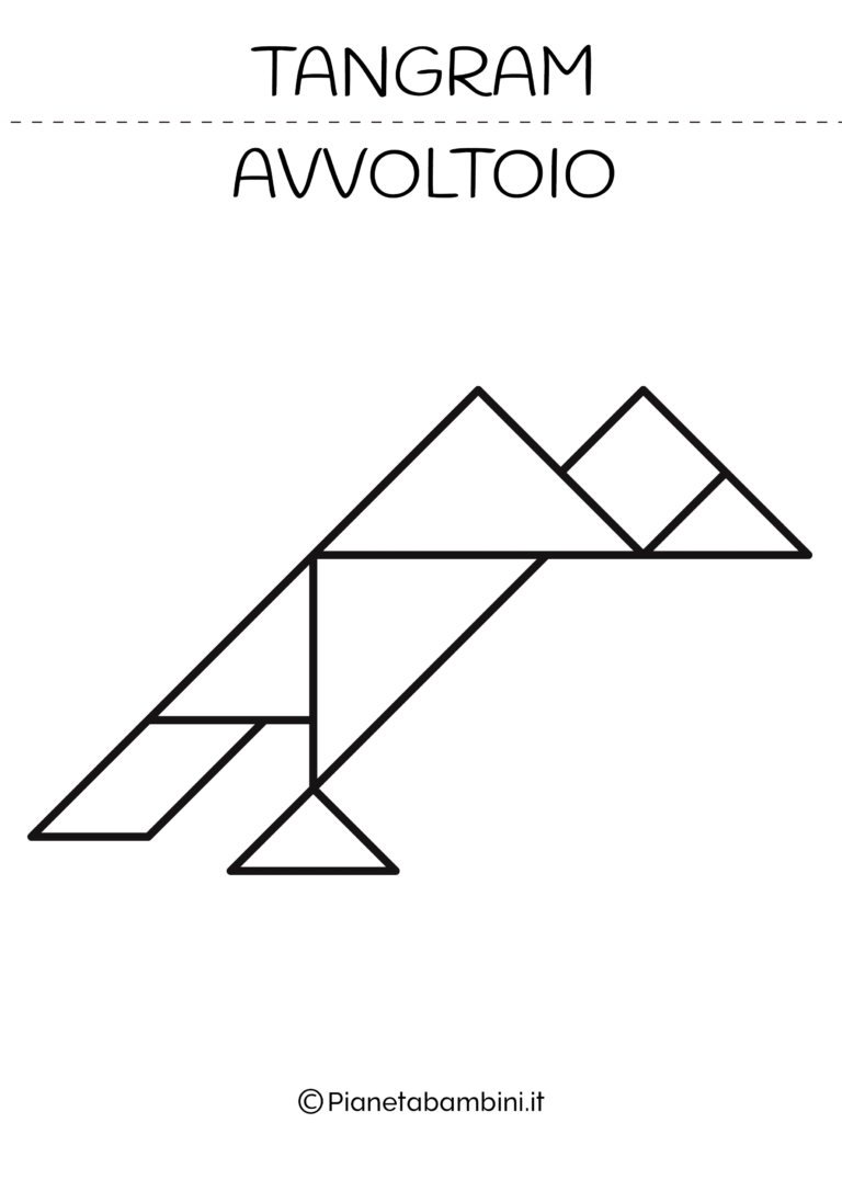 Tangram: 40 Figure di Animali da Stampare | PianetaBambini.it