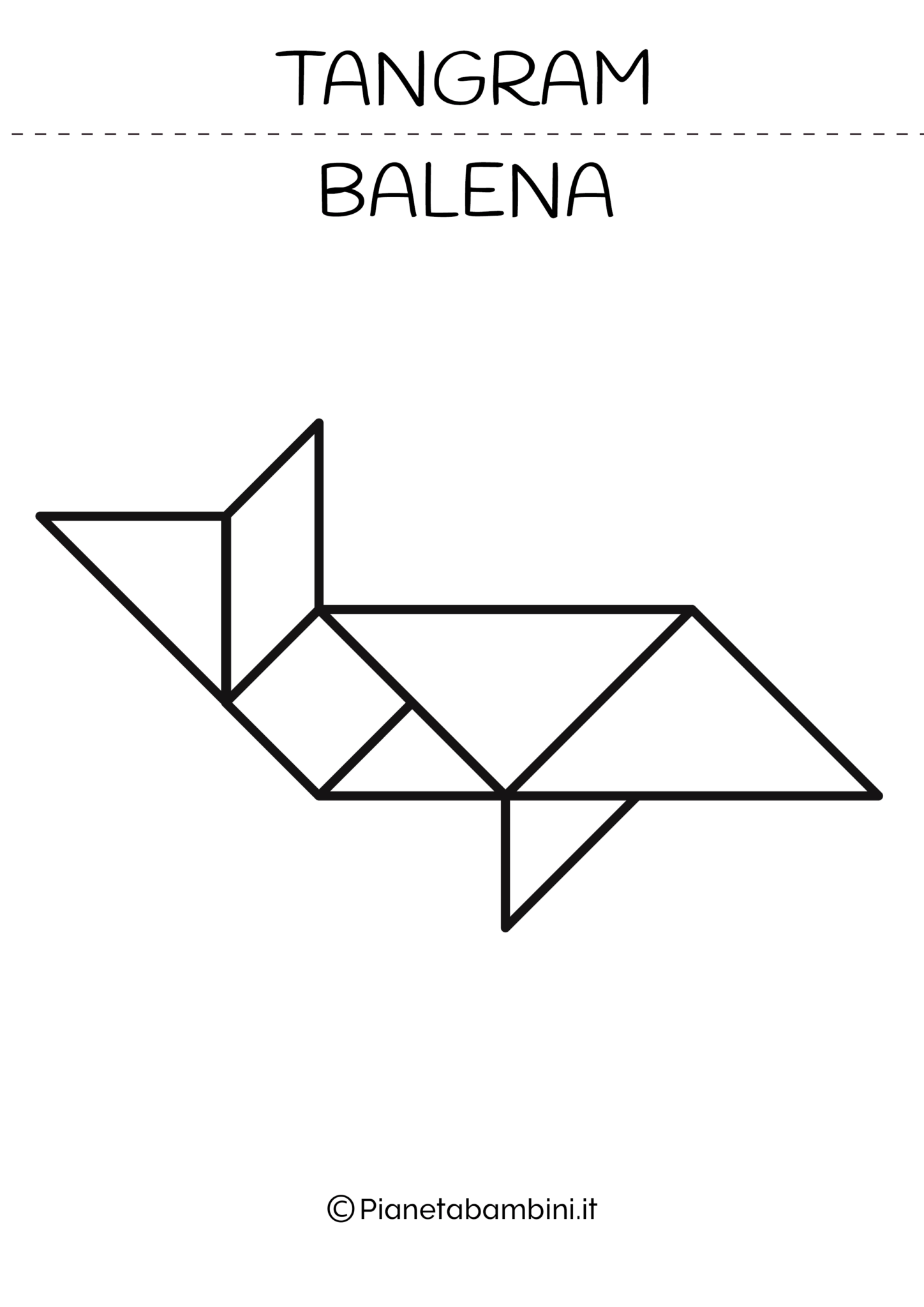 Tangram: 40 Figure di Animali da Stampare | PianetaBambini.it