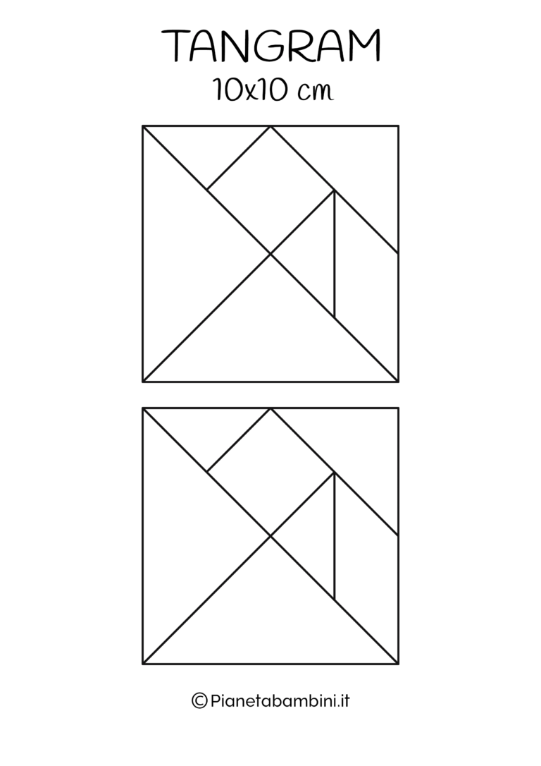 Tangram da Stampare in PDF | PianetaBambini.it