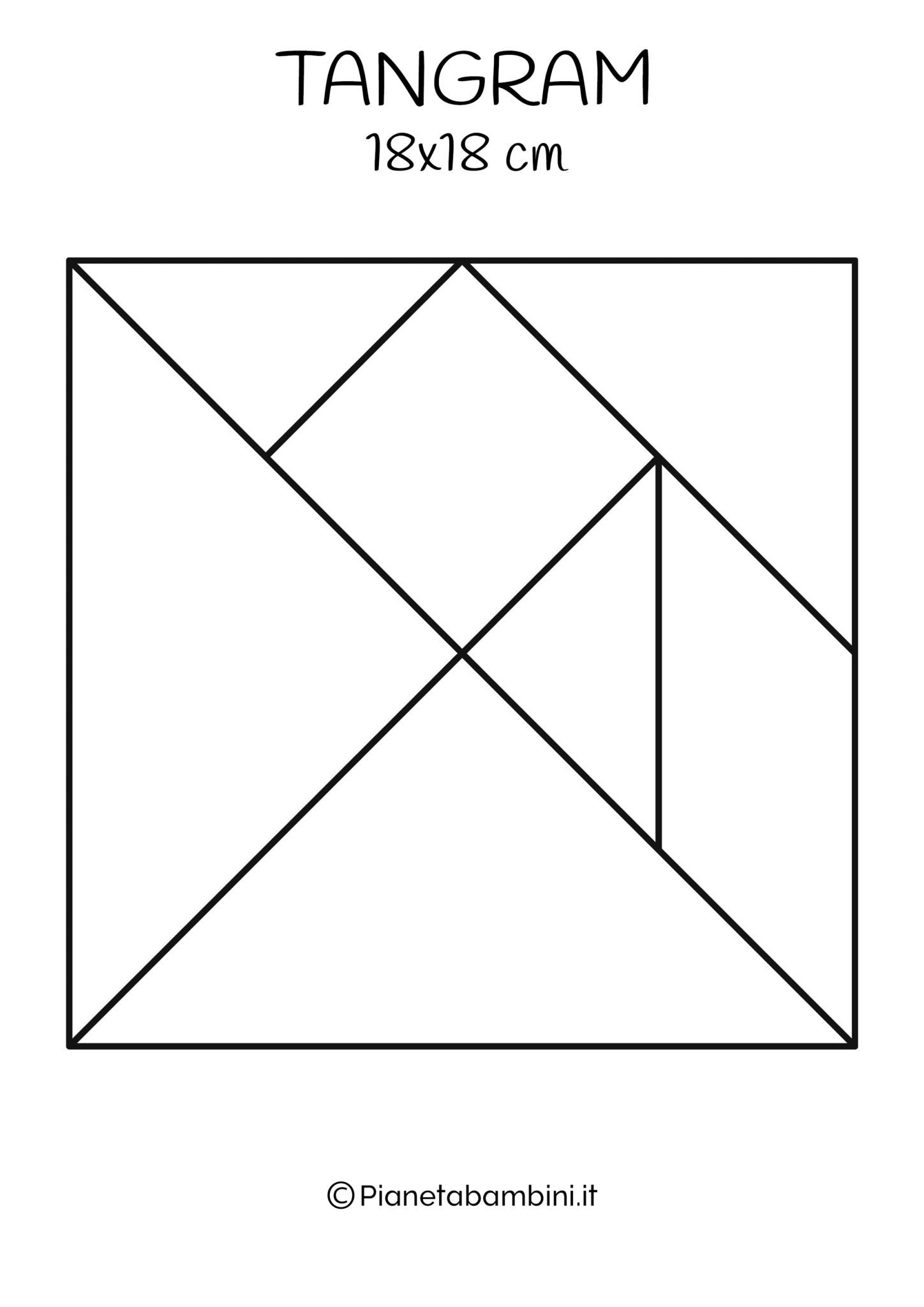 Tangram da Stampare in PDF | PianetaBambini.it