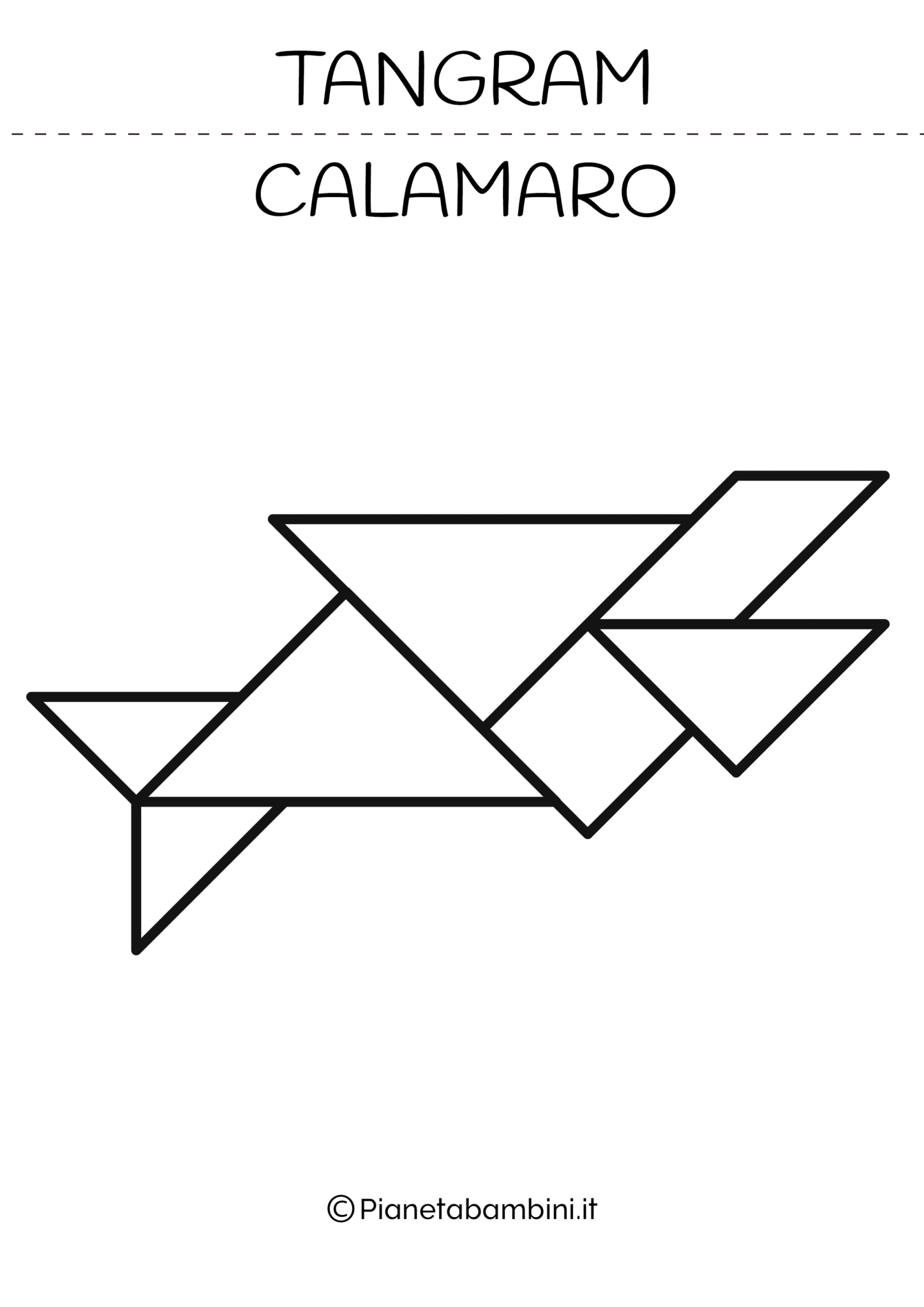 Tangram: 40 Figure di Animali da Stampare | PianetaBambini.it