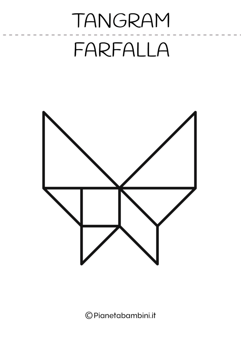 Tangram: 40 Figure di Animali da Stampare | PianetaBambini.it