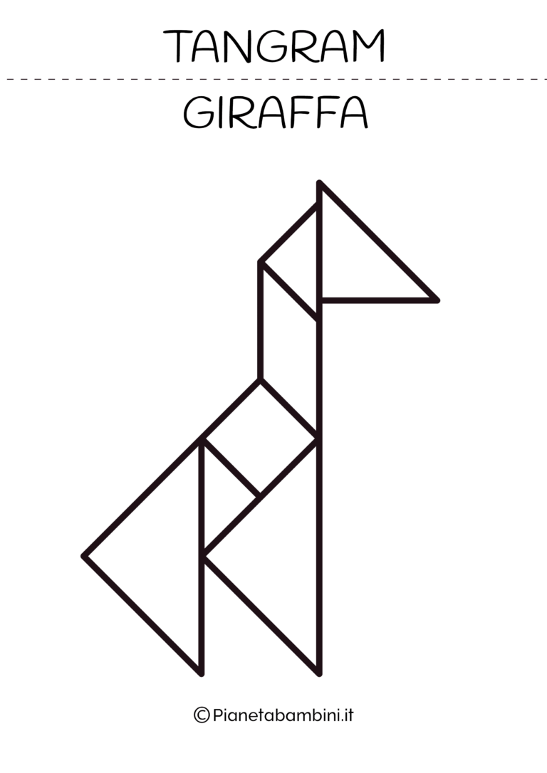 Tangram: 40 Figure di Animali da Stampare | PianetaBambini.it