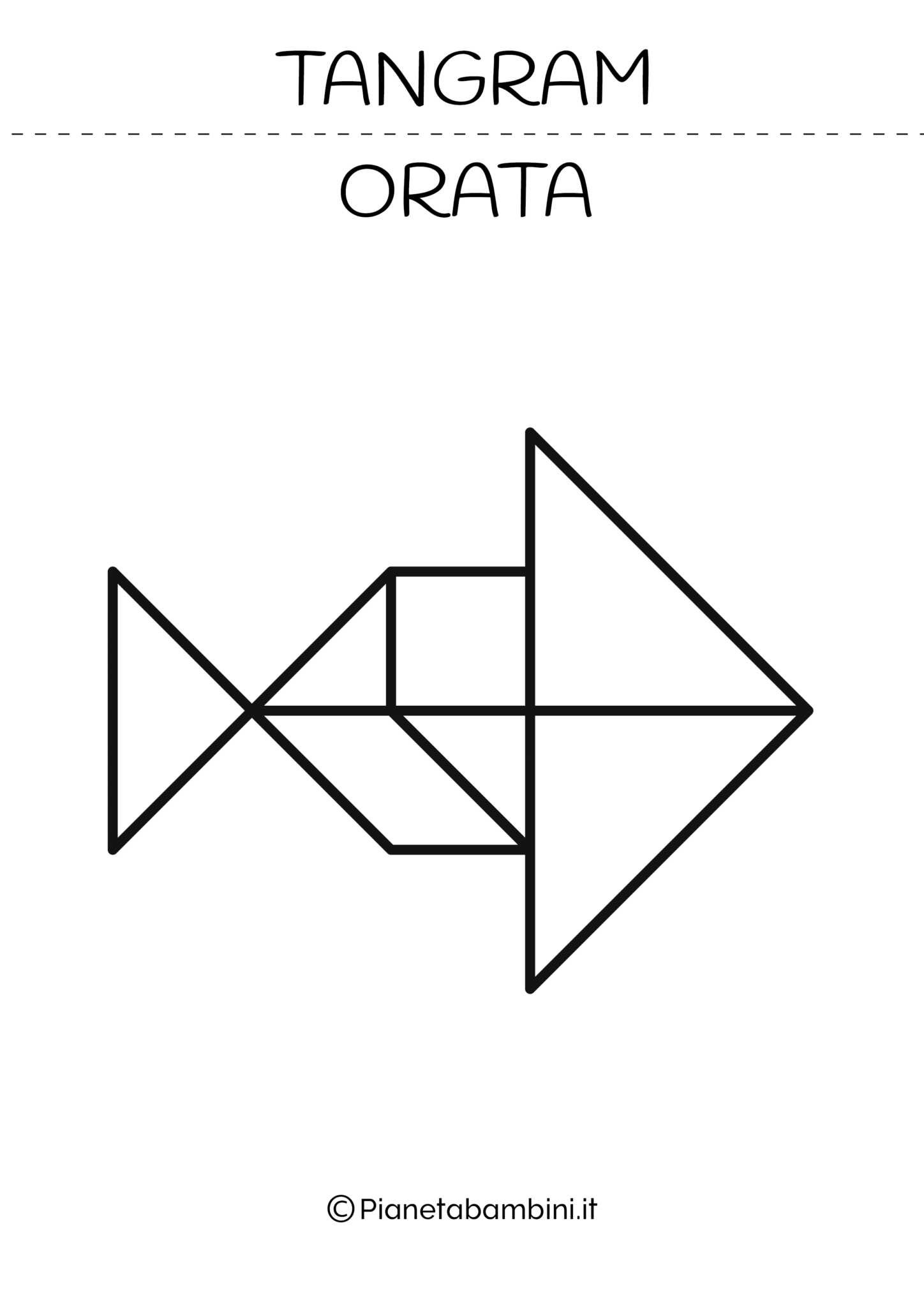 Tangram: 40 Figure di Animali da Stampare | PianetaBambini.it