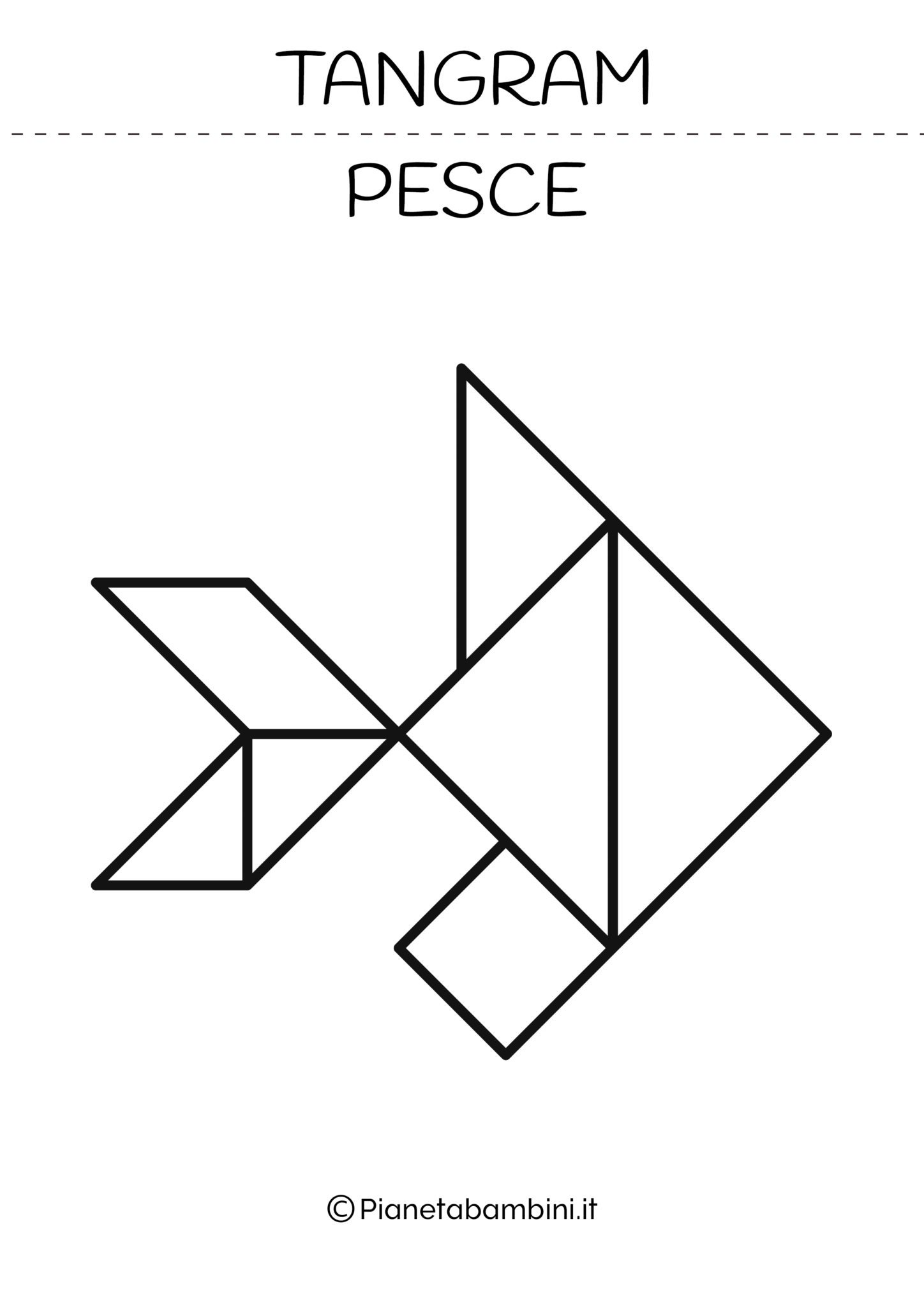 Tangram: 40 Figure di Animali da Stampare | PianetaBambini.it