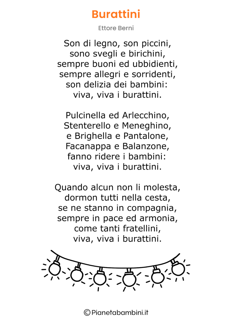 30 Filastrocche di Carnevale Brevi e in Rima | PianetaBambini.it