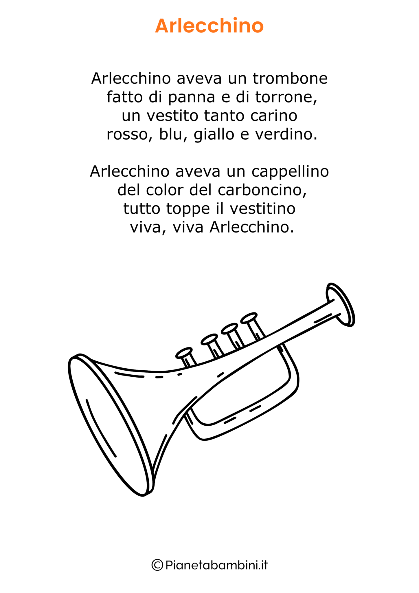 30 Filastrocche di Carnevale Brevi e in Rima | PianetaBambini.it