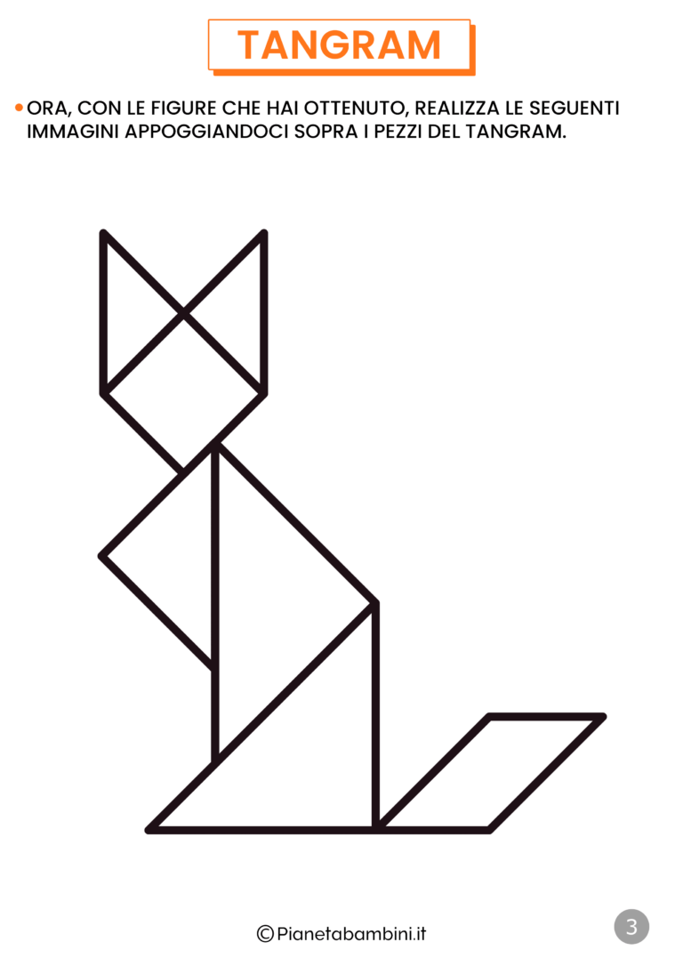 Tangram: Schede Didattiche da Stampare | PianetaBambini.it