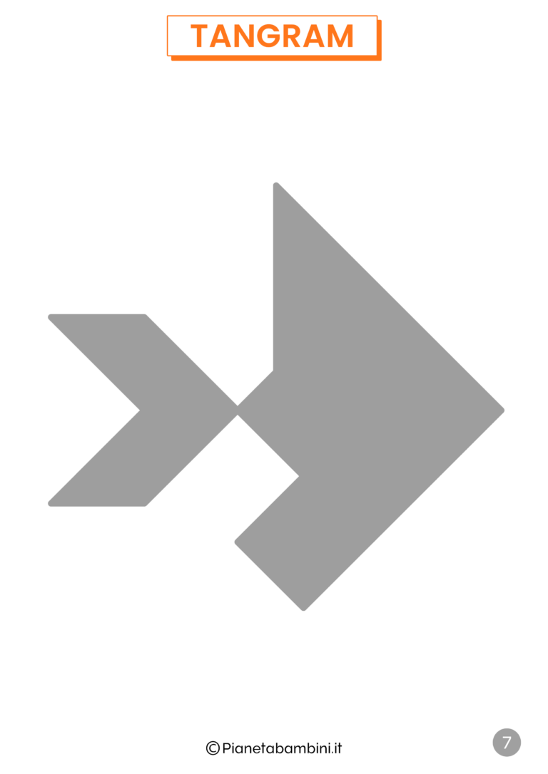 Tangram: Schede Didattiche da Stampare | PianetaBambini.it