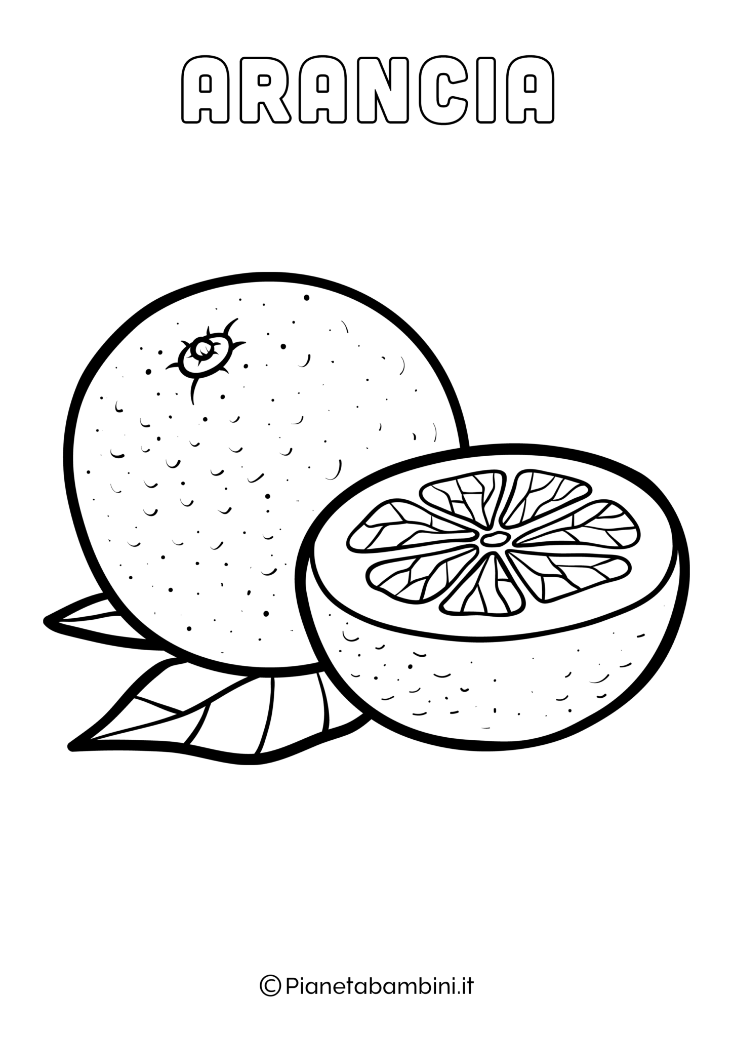 Disegni di Frutta Primaverile da Colorare | PianetaBambini.it