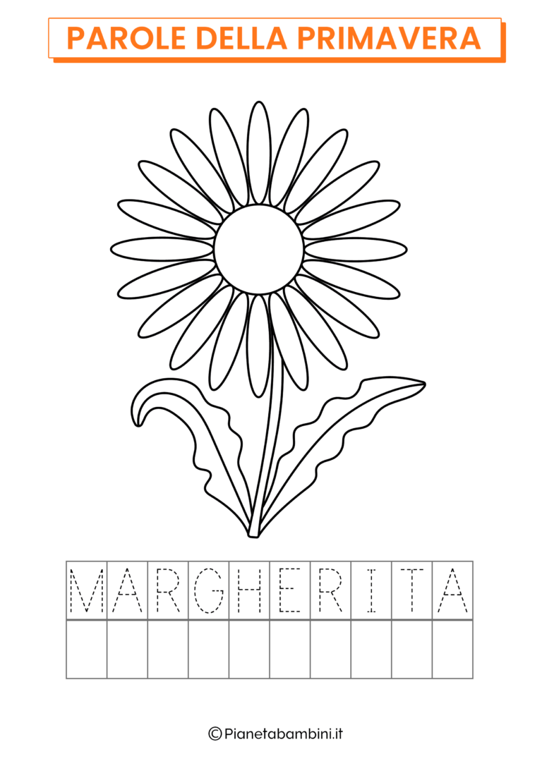 Schede sulle Parole della Primavera | PianetaBambini.it