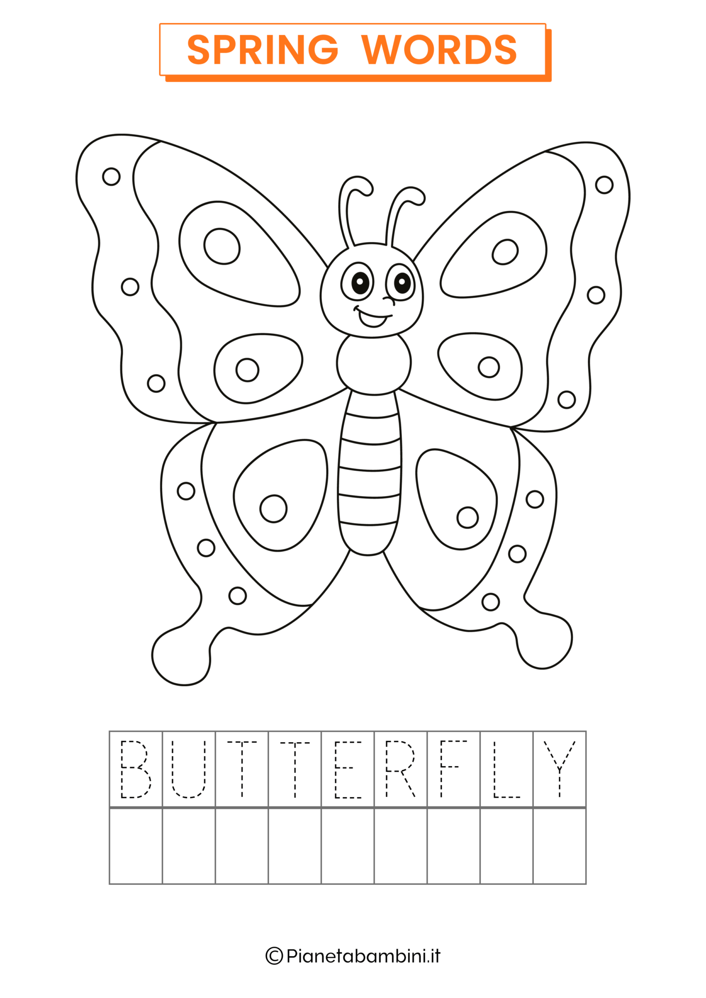 Schede sulle Parole della Primavera in Inglese (Spring Words ...