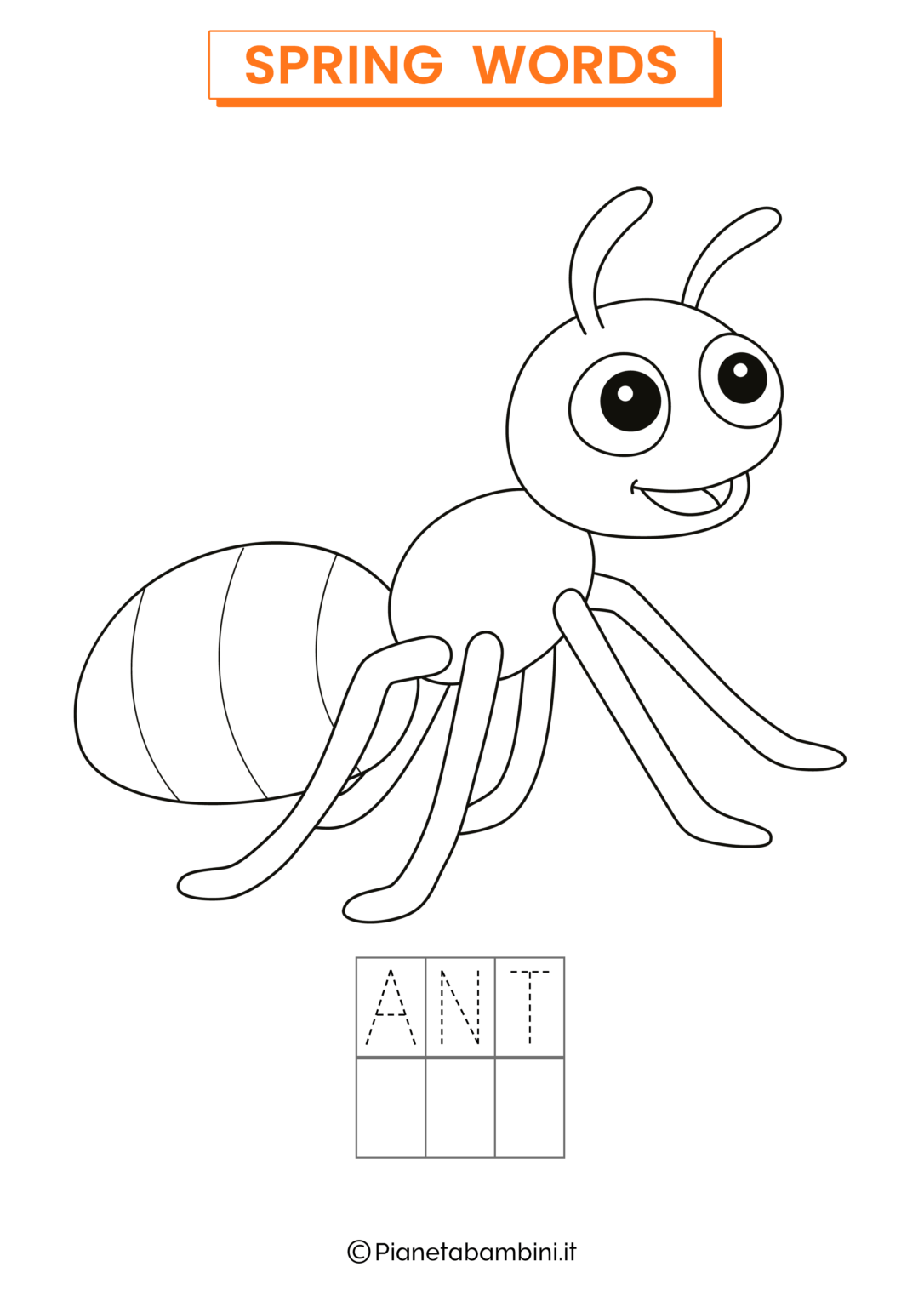 Schede sulle Parole della Primavera in Inglese (Spring Words ...