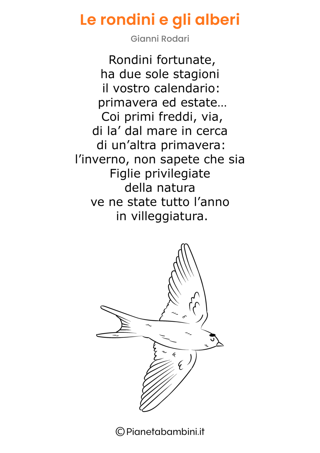 Poesie sulla Primavera di Gianni Rodari | PianetaBambini.it