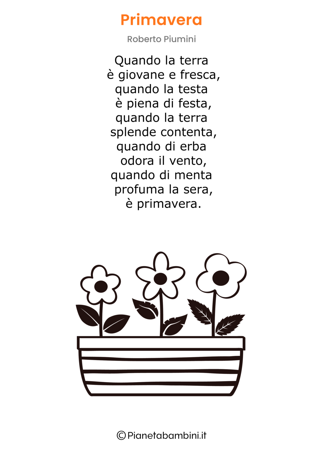 24 Poesie sulla Primavera Brevi | PianetaBambini.it
