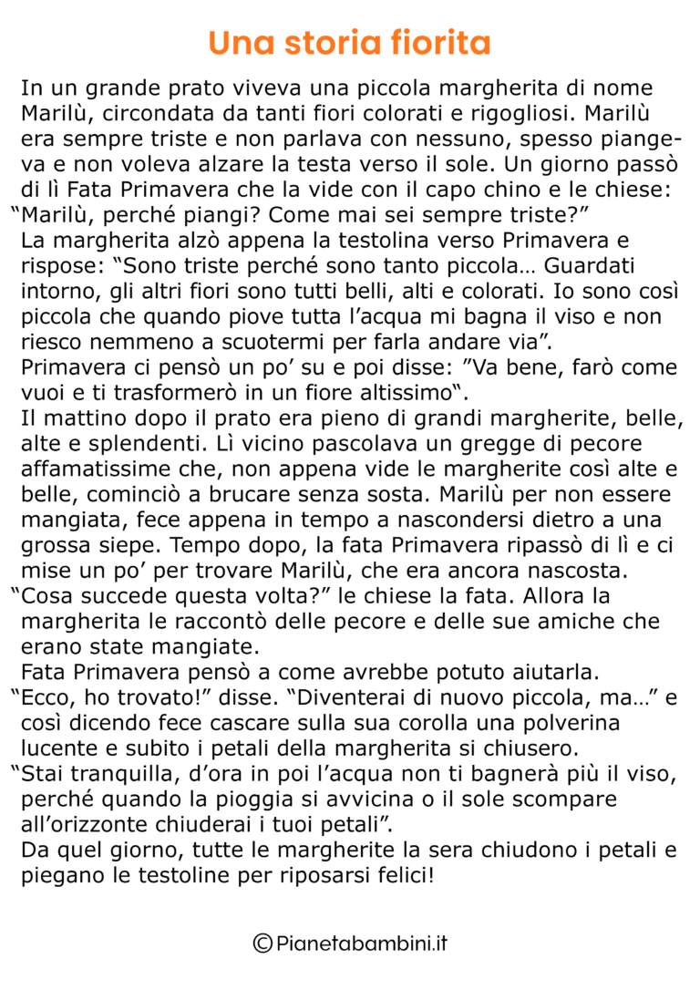 36 Storie sulla Primavera per Bambini | PianetaBambini.it