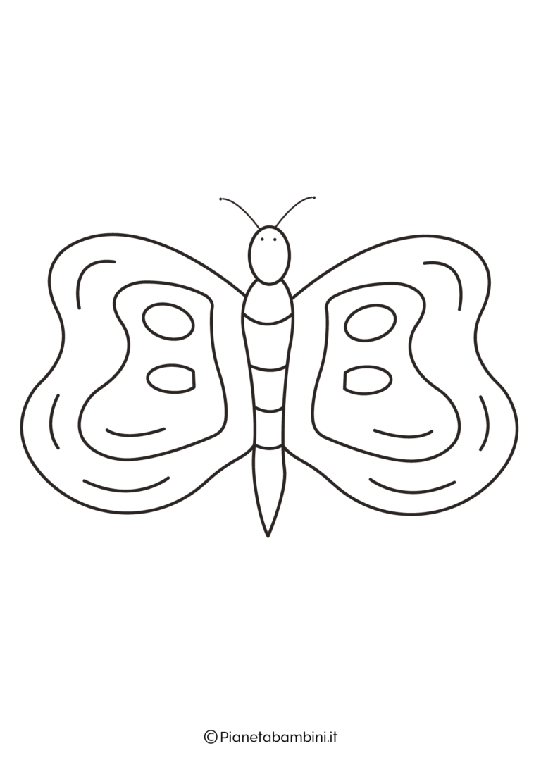 Disegni di Farfalle da Colorare | PianetaBambini.it