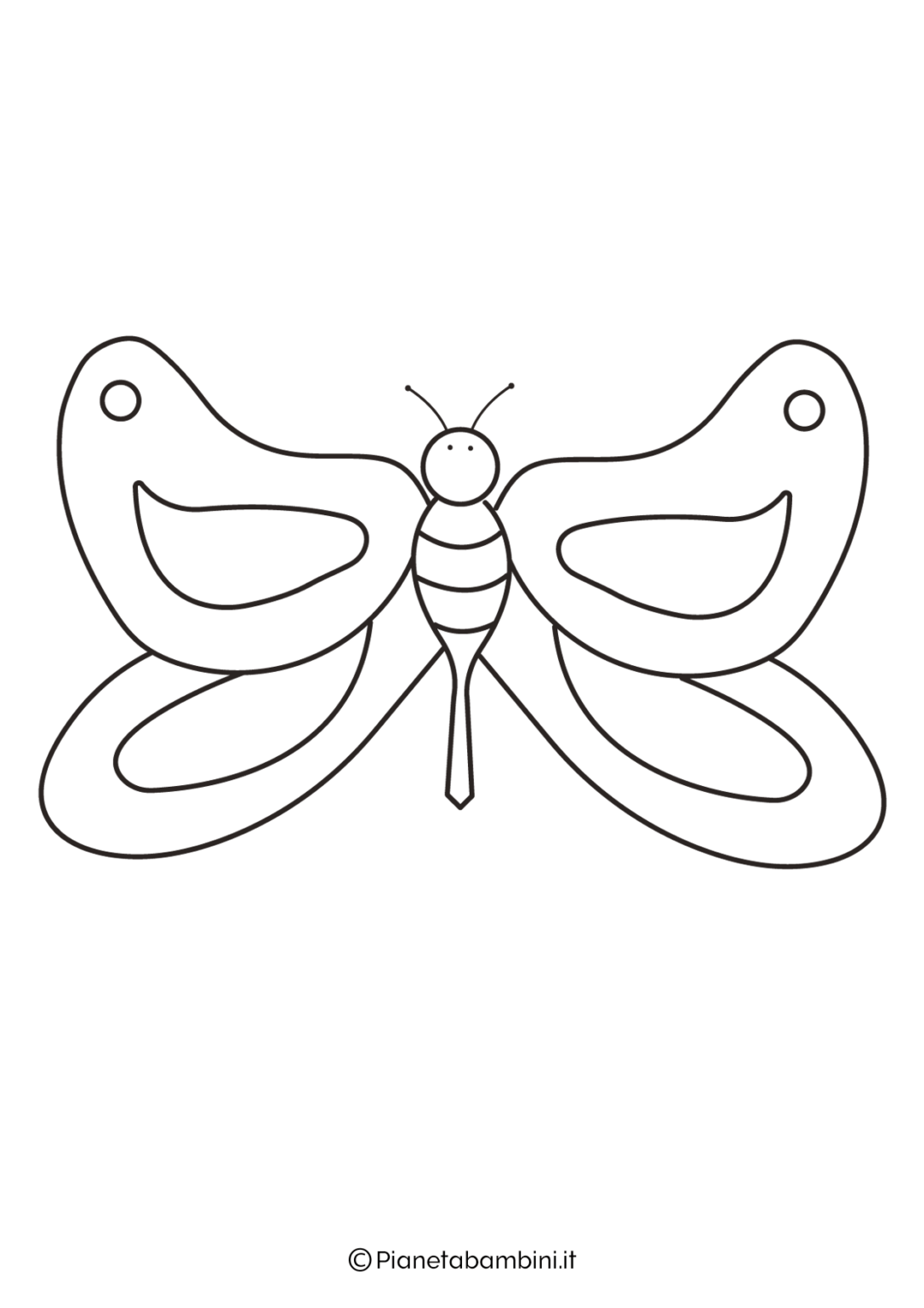 Disegni di Farfalle da Colorare | PianetaBambini.it