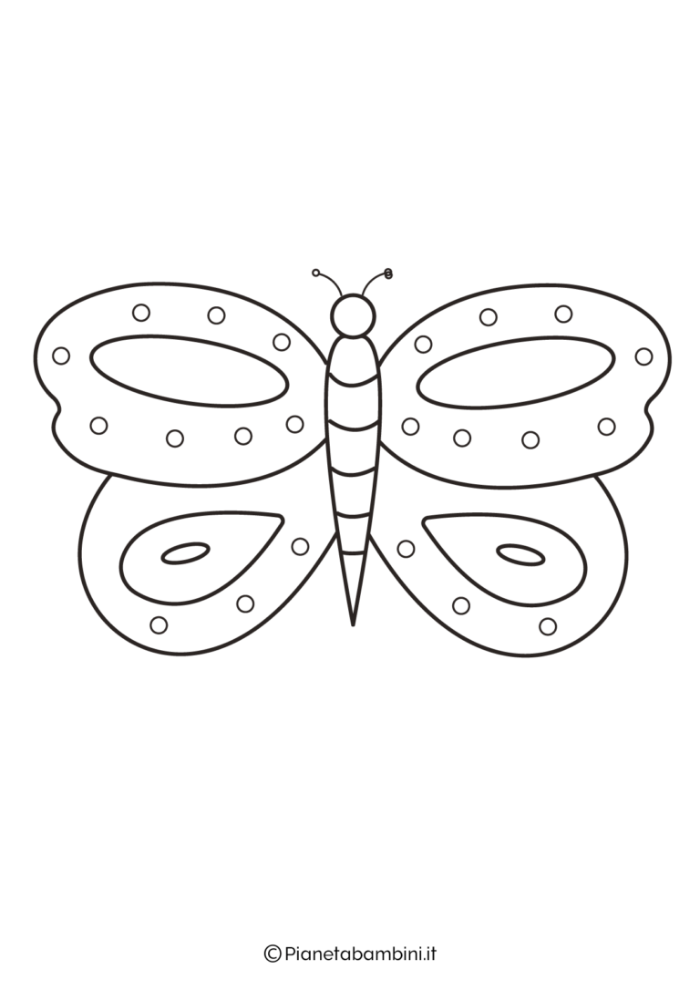 Disegni di Farfalle da Colorare | PianetaBambini.it