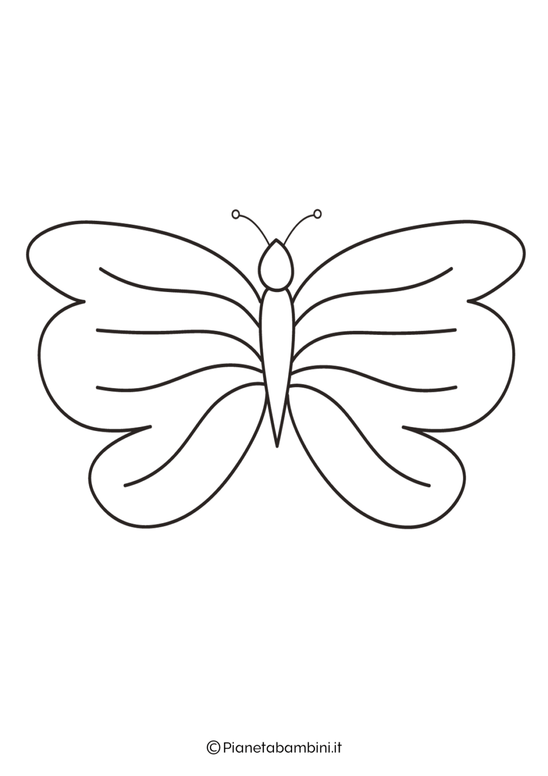 Disegni di Farfalle da Colorare | PianetaBambini.it