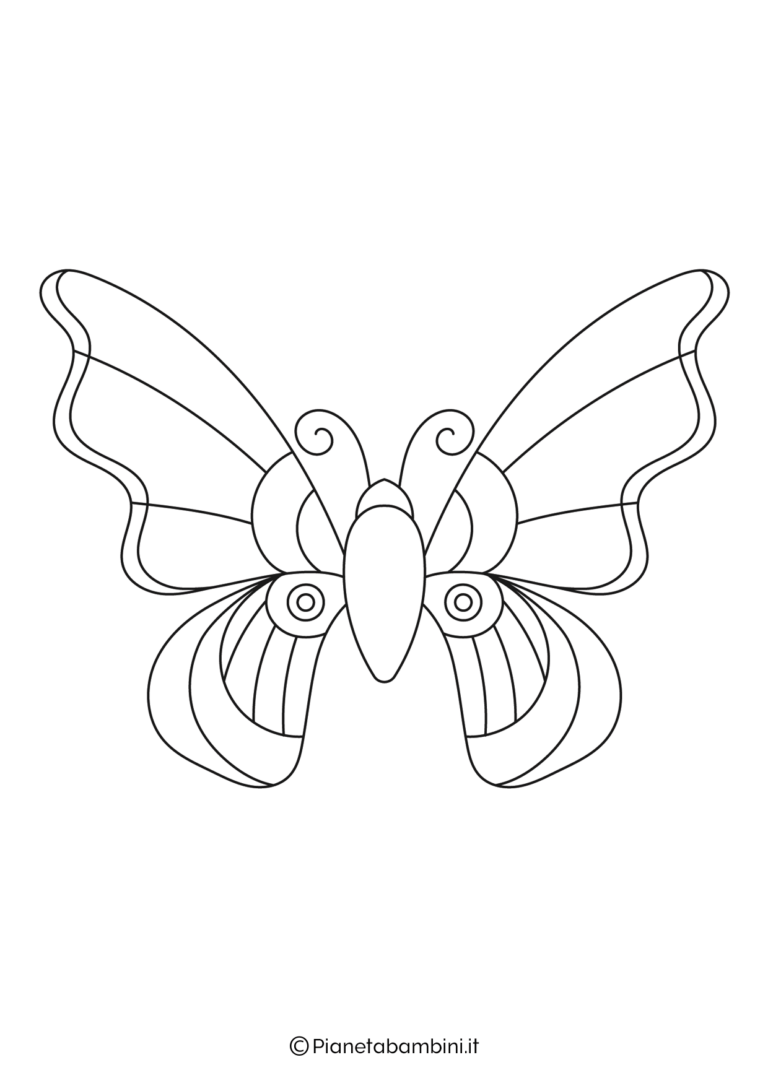 Disegni di Farfalle da Colorare | PianetaBambini.it