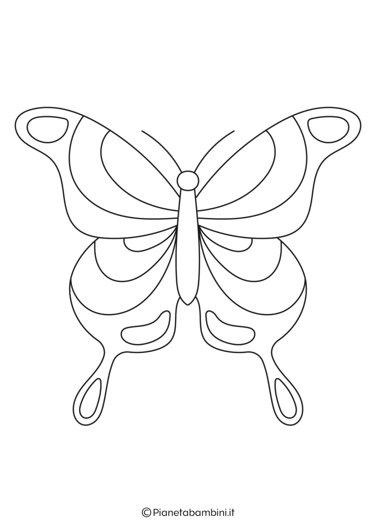 Disegni di Farfalle da Colorare | PianetaBambini.it