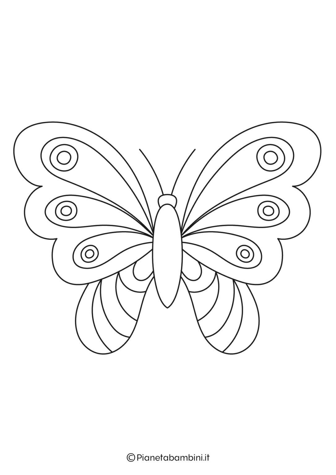 Disegni di Farfalle da Colorare | PianetaBambini.it