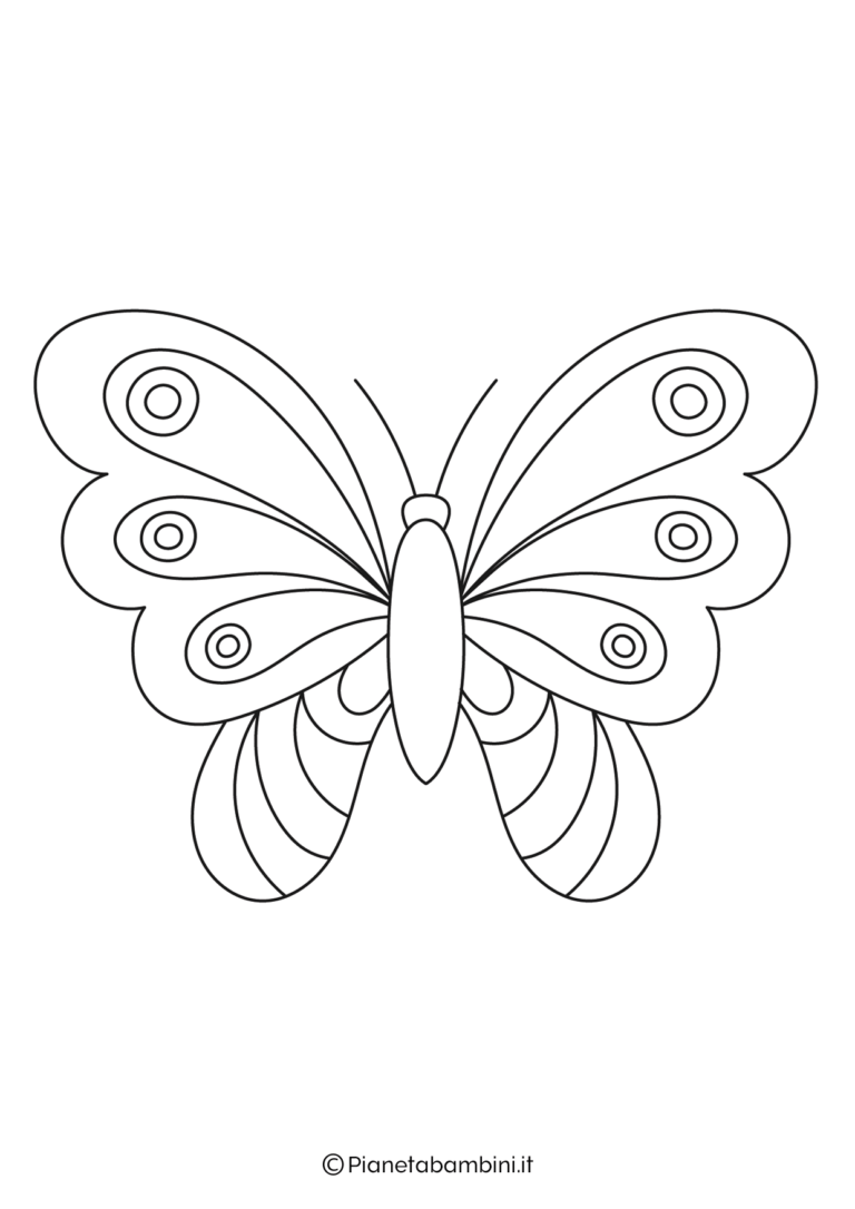 Disegni di Farfalle da Colorare | PianetaBambini.it
