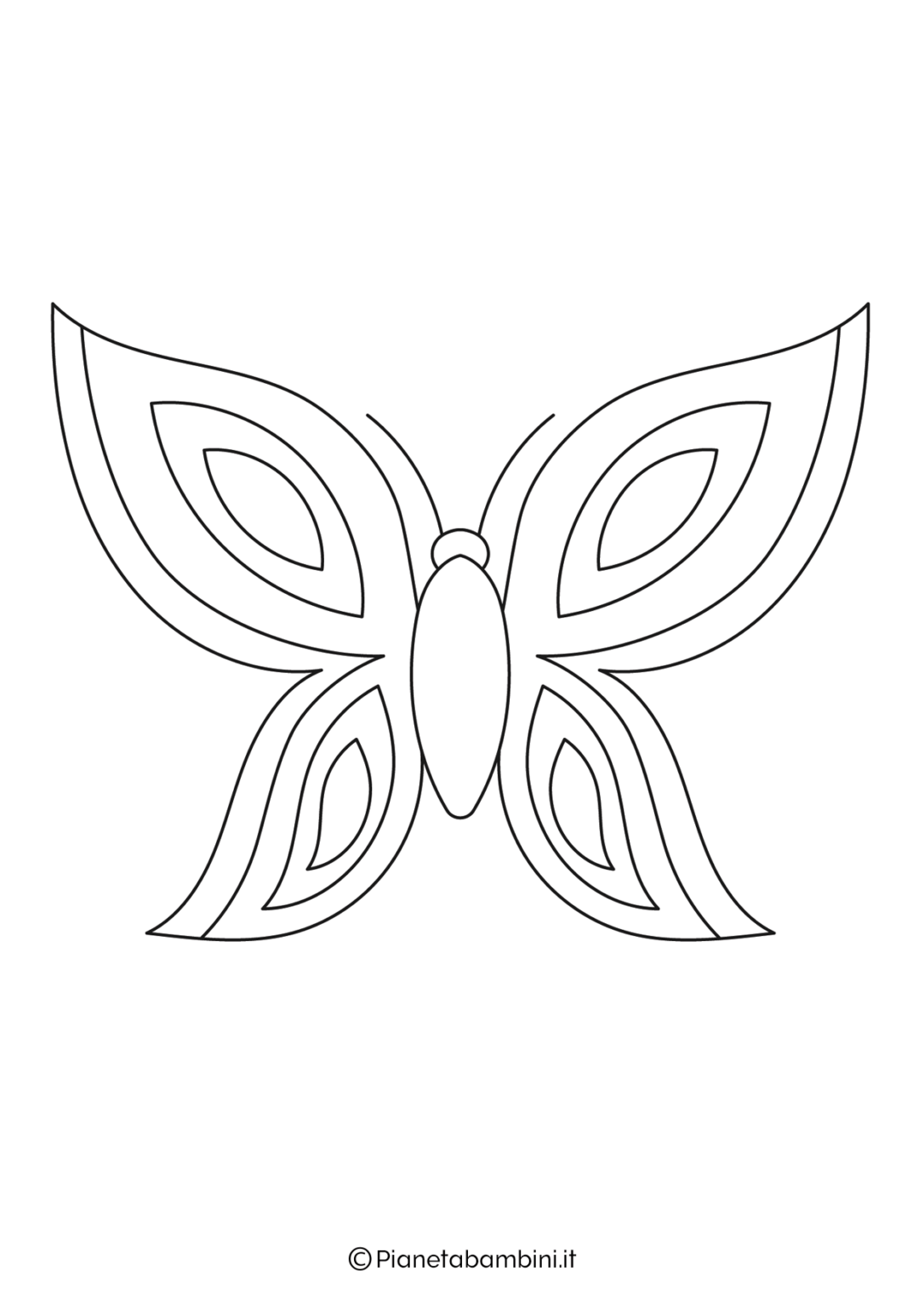 Disegni di Farfalle da Colorare | PianetaBambini.it