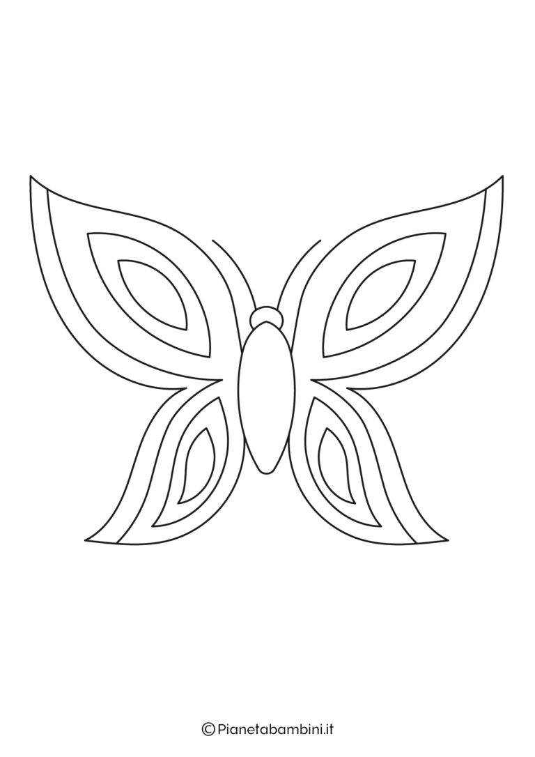 Disegni di Farfalle da Colorare | PianetaBambini.it