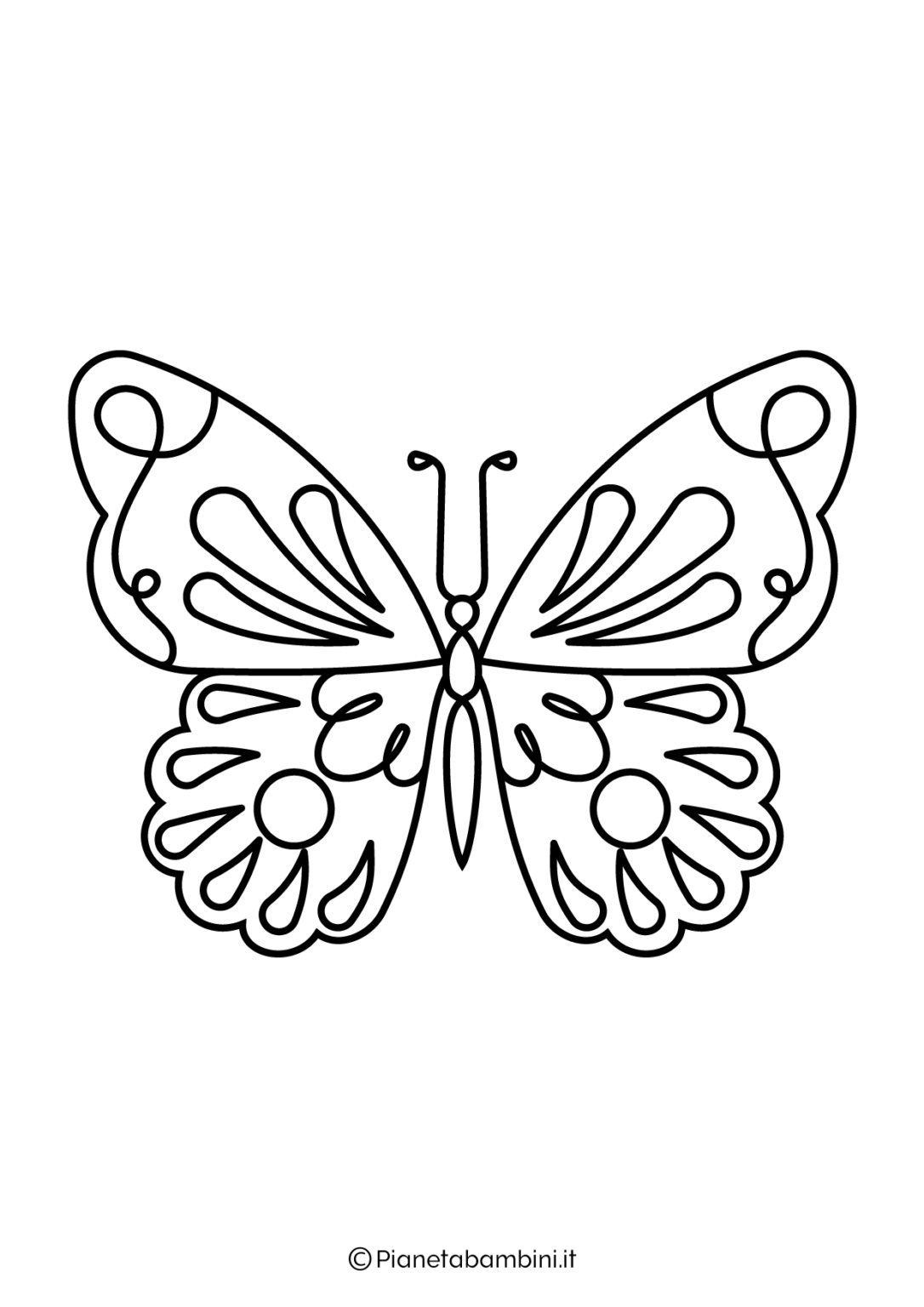 Disegni di Farfalle da Colorare | PianetaBambini.it