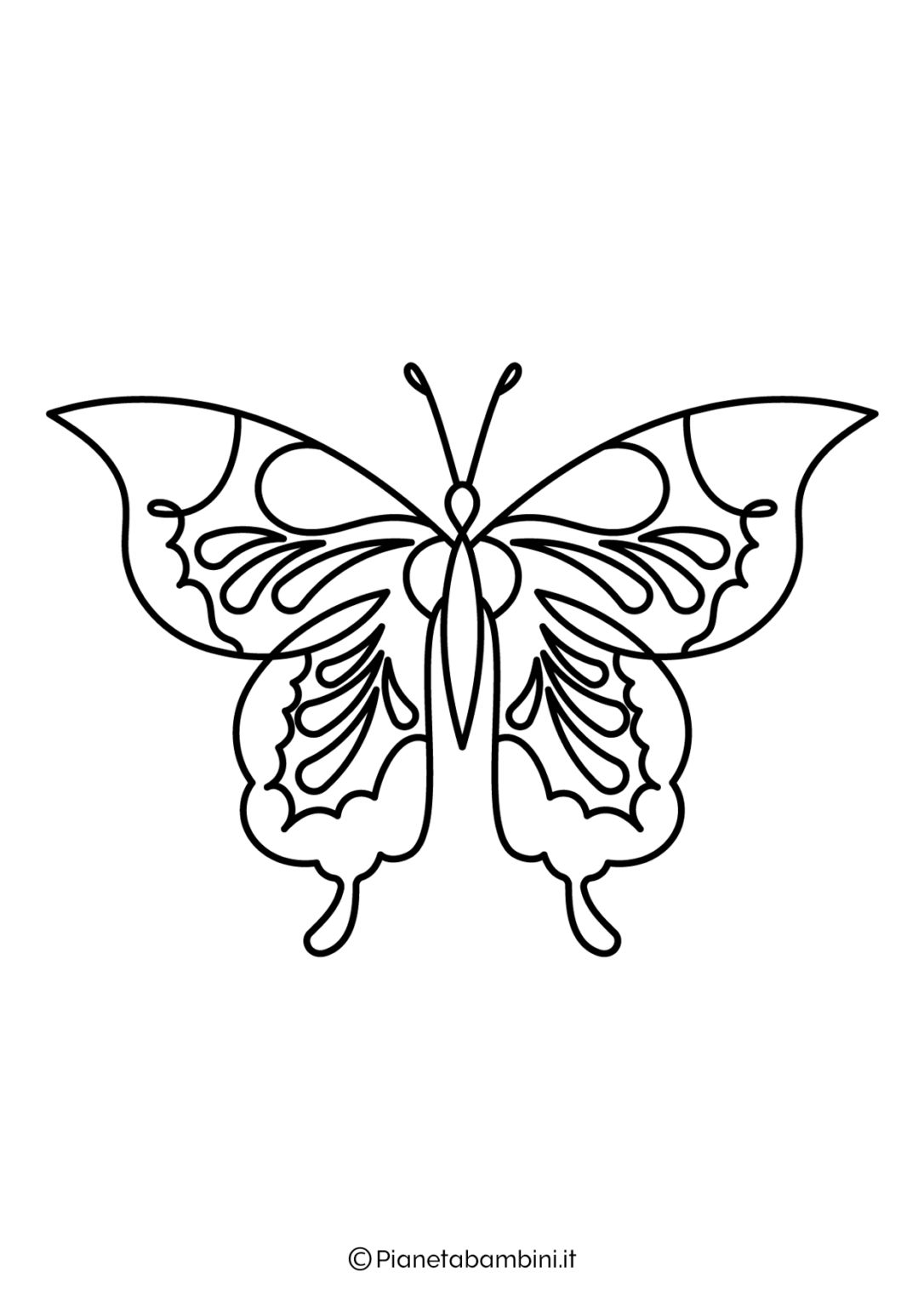 Disegni di Farfalle da Colorare | PianetaBambini.it