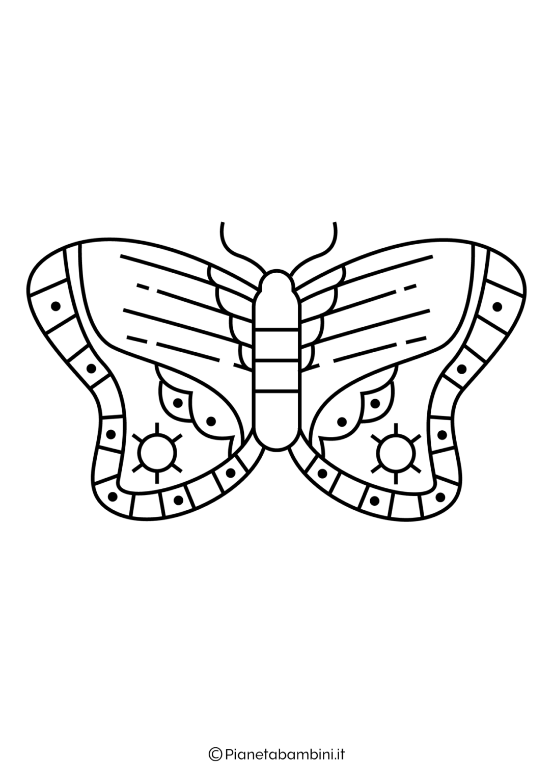 Disegni di Farfalle da Colorare | PianetaBambini.it