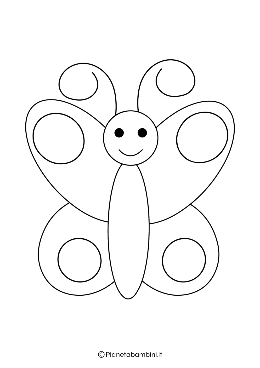Disegni di Farfalle da Colorare | PianetaBambini.it