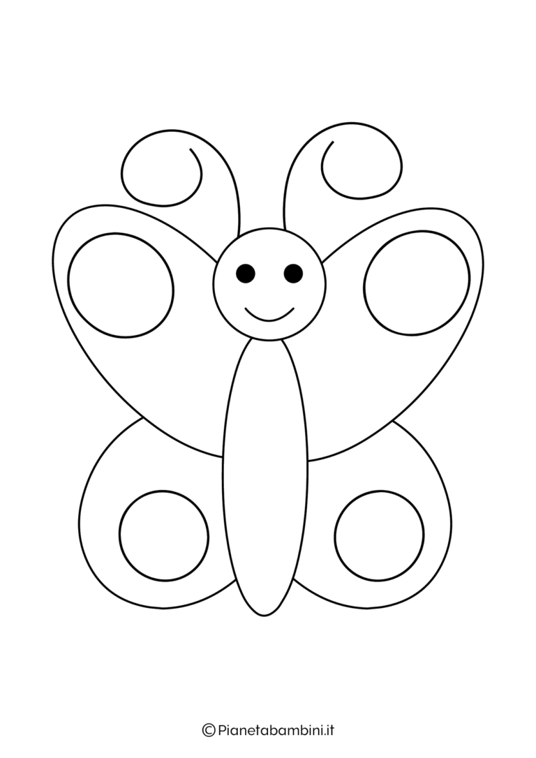 Disegni di Farfalle da Colorare | PianetaBambini.it
