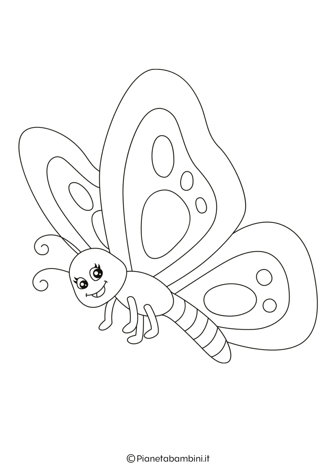 Disegni di Farfalle da Colorare | PianetaBambini.it