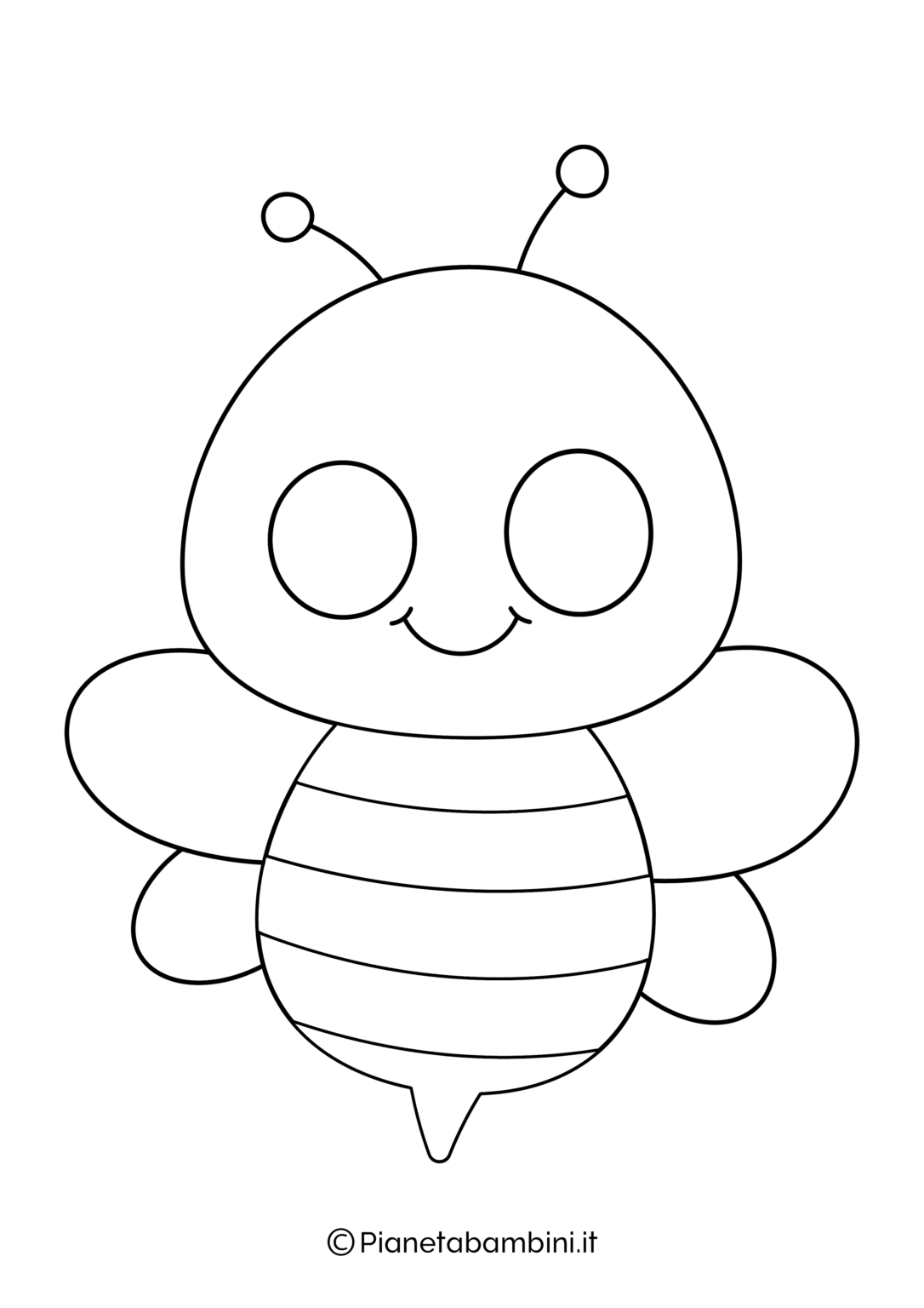 Sagome di Api da Stampare e Ritagliare | PianetaBambini.it