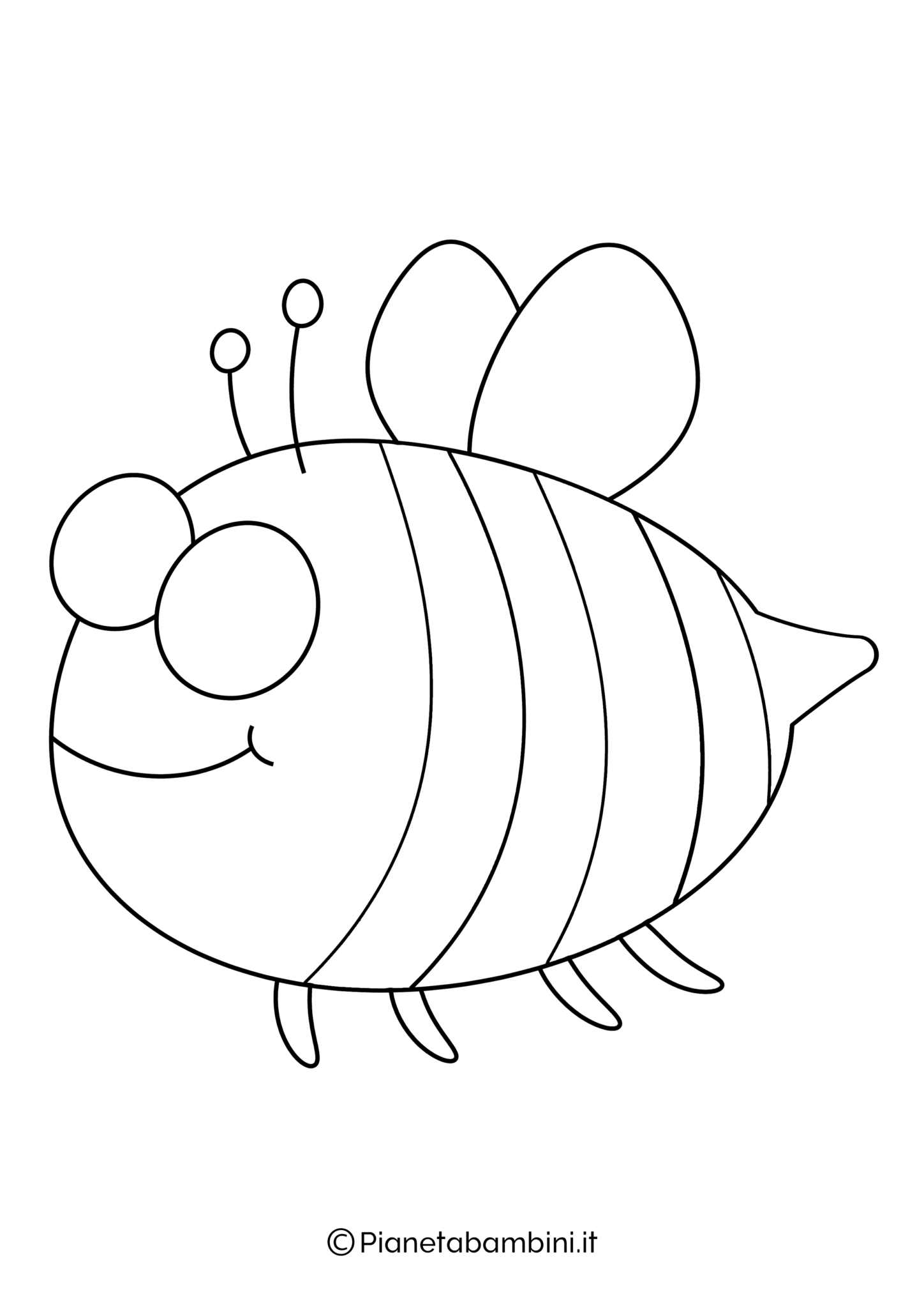 Sagome di Api da Stampare e Ritagliare | PianetaBambini.it