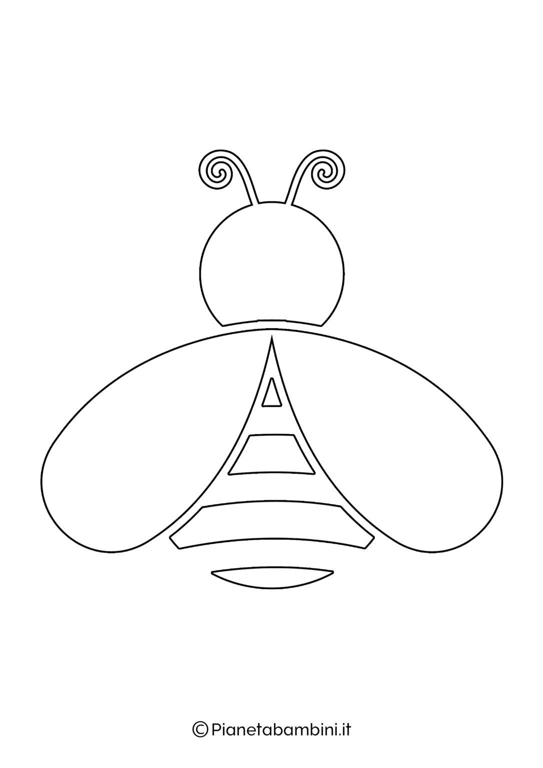 Sagome di Api da Stampare e Ritagliare | PianetaBambini.it