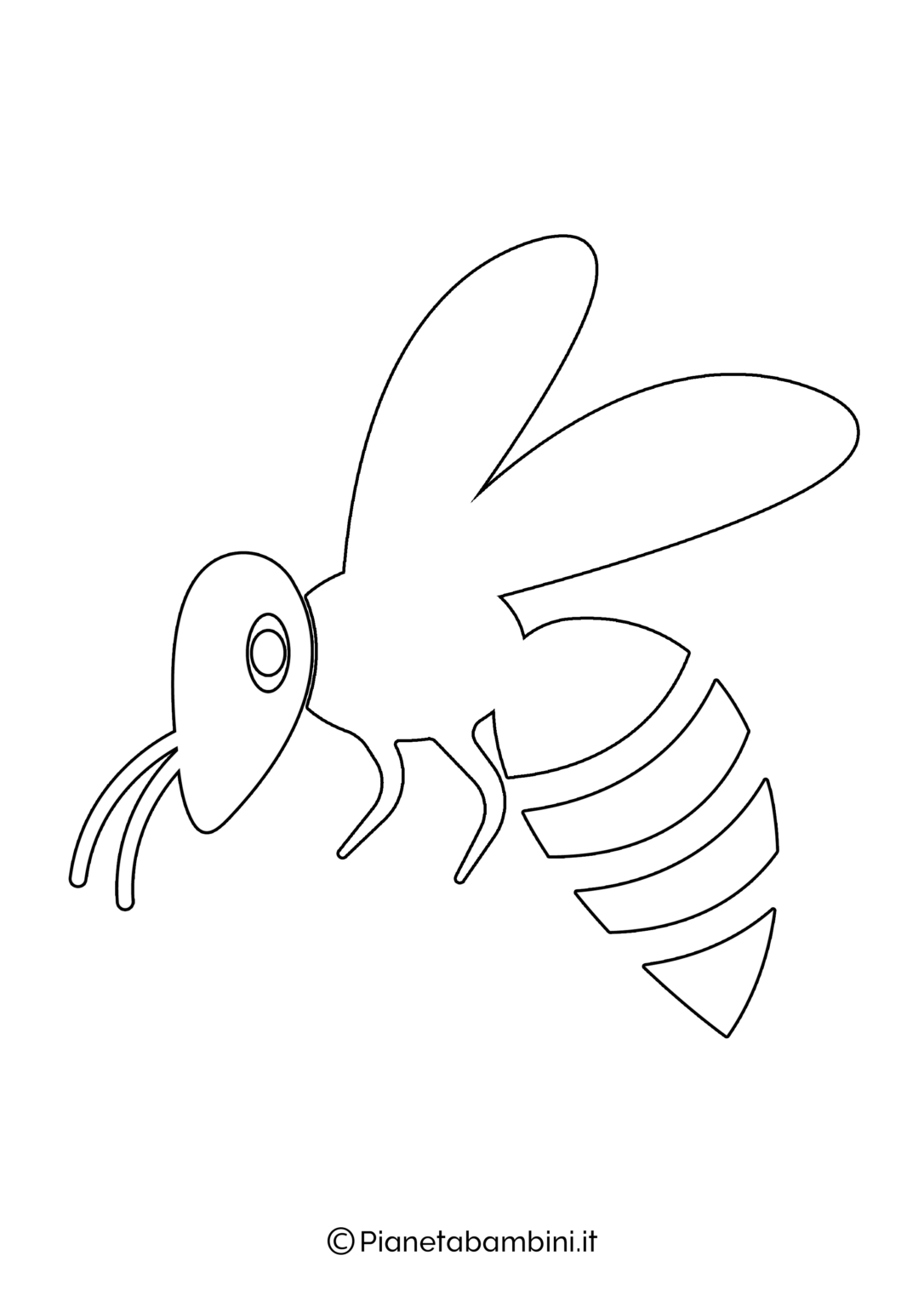 Sagome di Api da Stampare e Ritagliare | PianetaBambini.it