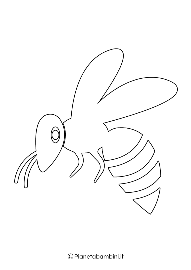 Sagome di Api da Stampare e Ritagliare | PianetaBambini.it