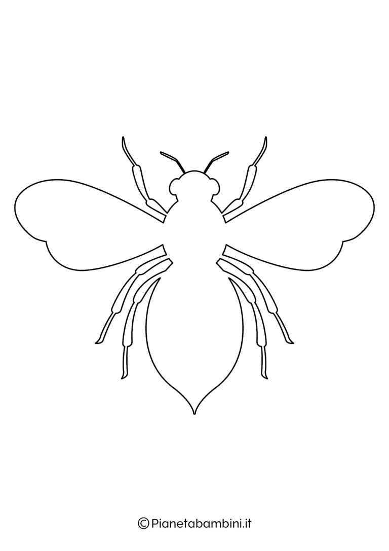 Sagome di Api da Stampare e Ritagliare | PianetaBambini.it