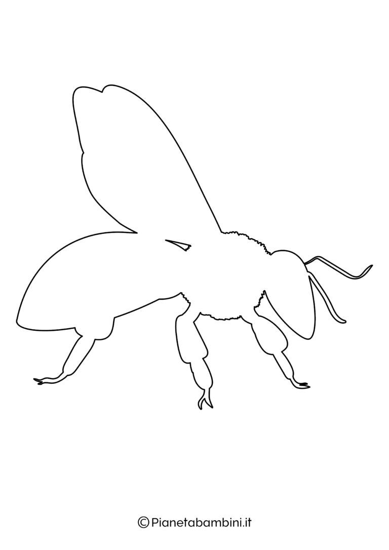 Sagome di Api da Stampare e Ritagliare | PianetaBambini.it