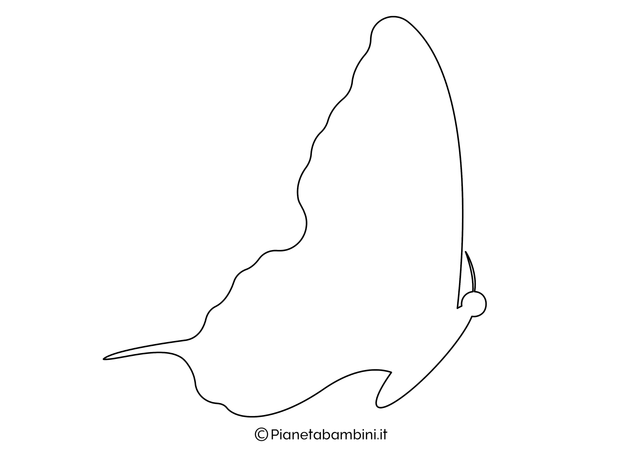 Sagome di Farfalle da Stampare e Ritagliare | PianetaBambini.it