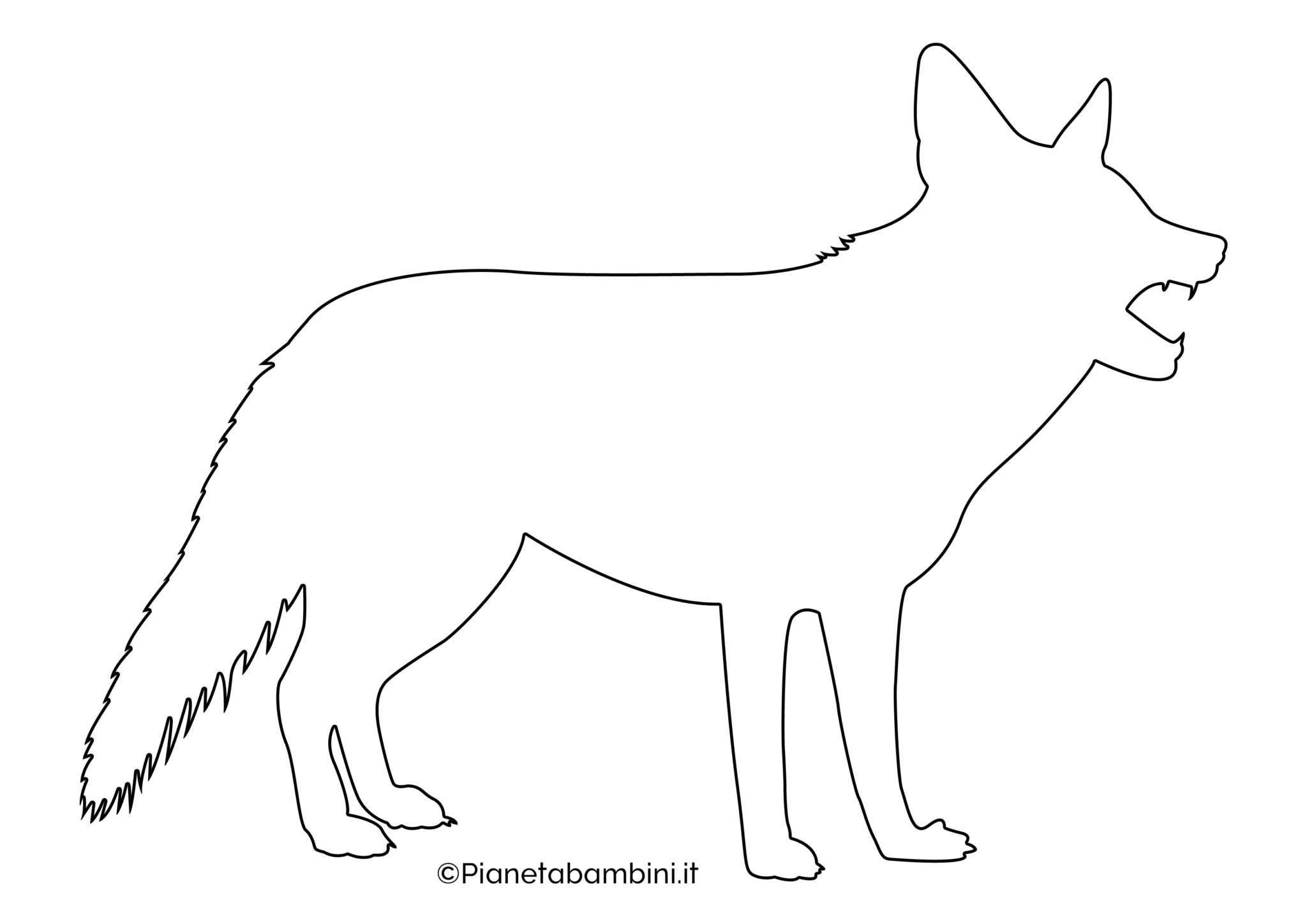 Sagome di Volpi da Stampare e Ritagliare | PianetaBambini.it
