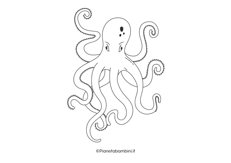 60 Disegni di Animali Marini da Colorare | PianetaBambini.it